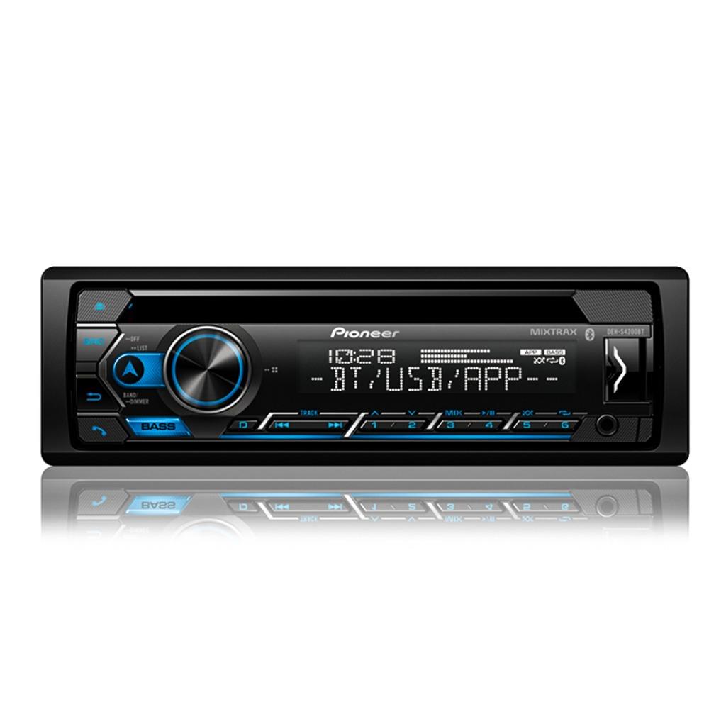 Pioneer DEH-S4200BT 1-DIN In-Dash CD Bluetooth MIXTRAX Smart Sync App ...