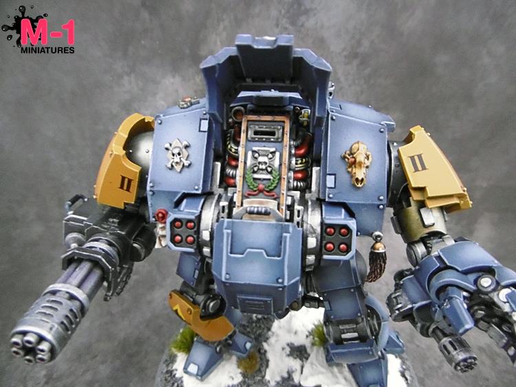 Warhammer 40k Space Wolves Primaris Redemptor Dreadnought M1 painted | eBay