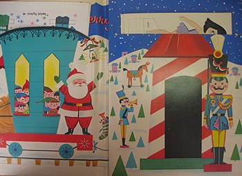 Vintage Santas Toyland Playbook Puppet Theatre Paper Dolls Uncut Mint ...