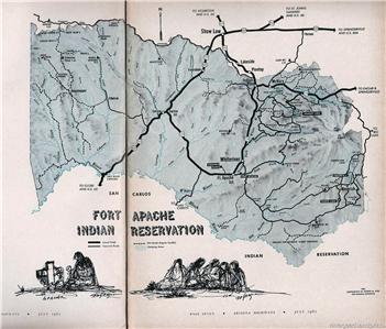 1962 Article White Mountain Apaches Arizona Fort Apache Indian ...