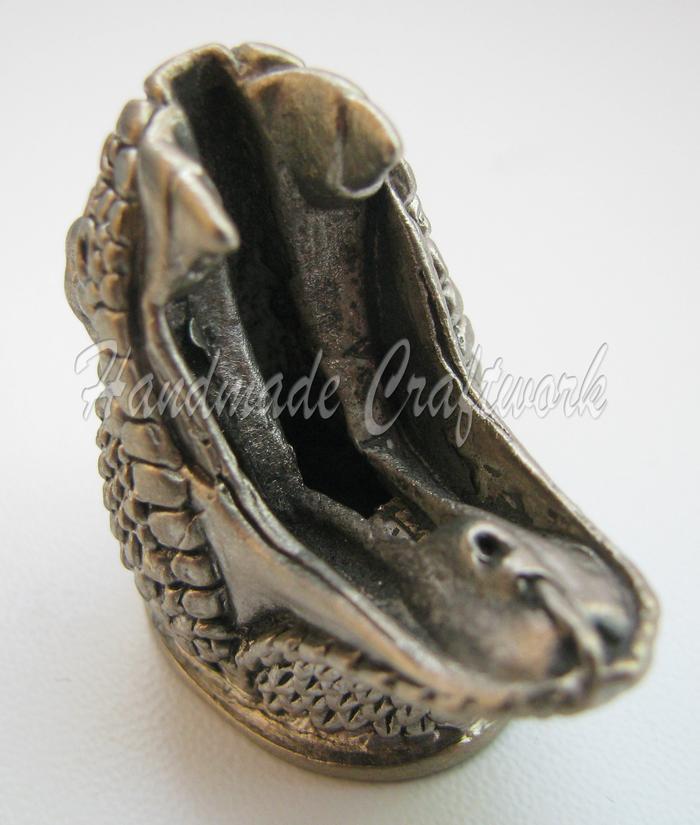 Set Knife Finger Guard Bolster Pommel SNAKE PYTHON for Custom Knife ...