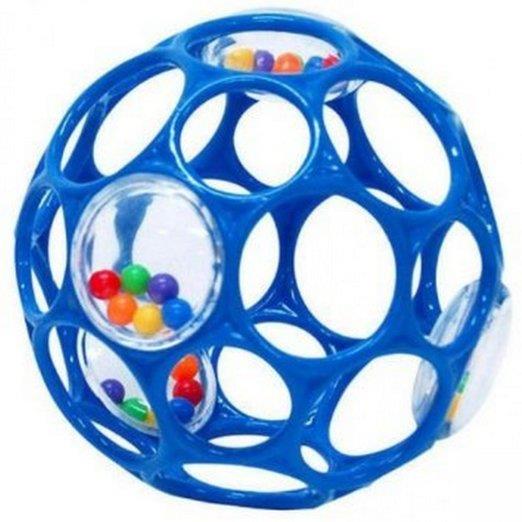 OBall Infant Rattle Ball Toy 4" Easy Grasp Manipulative for Infants ...