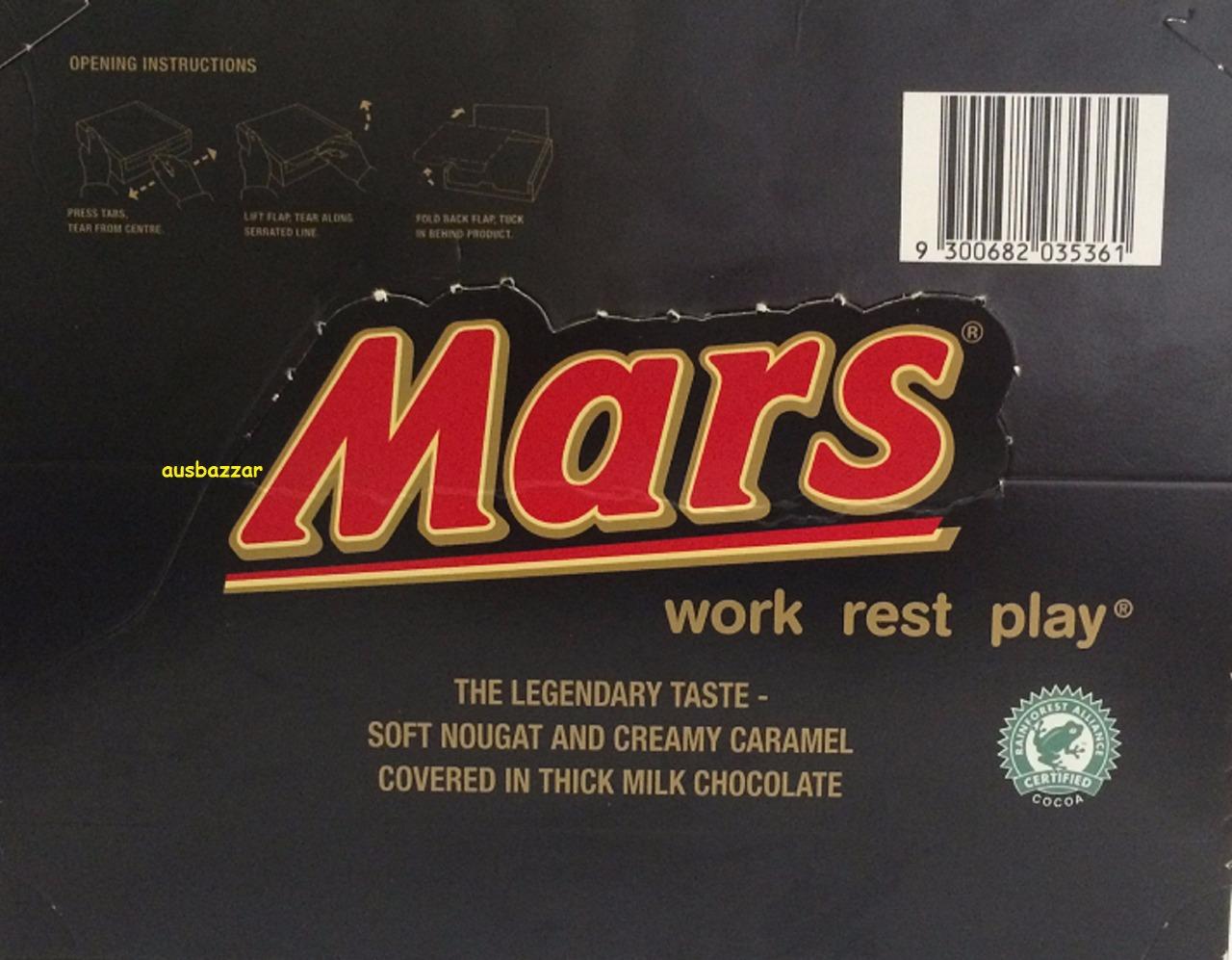 New Mars Bar Jumbo Pack 48 Pieces X 53 grams Box Chocolates AUS MADE | eBay