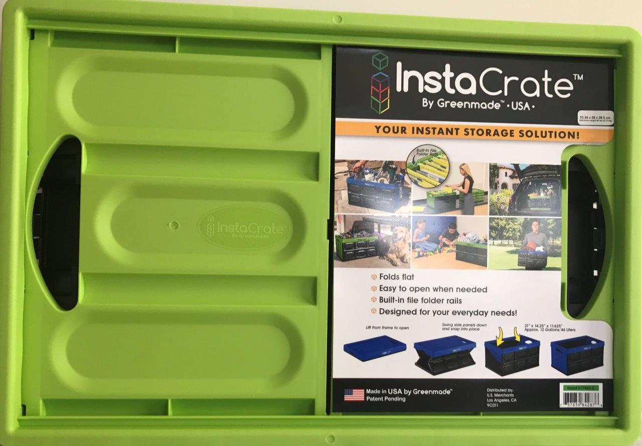 New Instacrate Collapsible Crate Storage Container 46 Litre USA Make ...