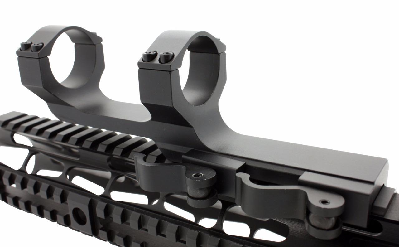 30mm 1 inch One Piece Extended Offset Mount Rifle Scope Rings QD ...