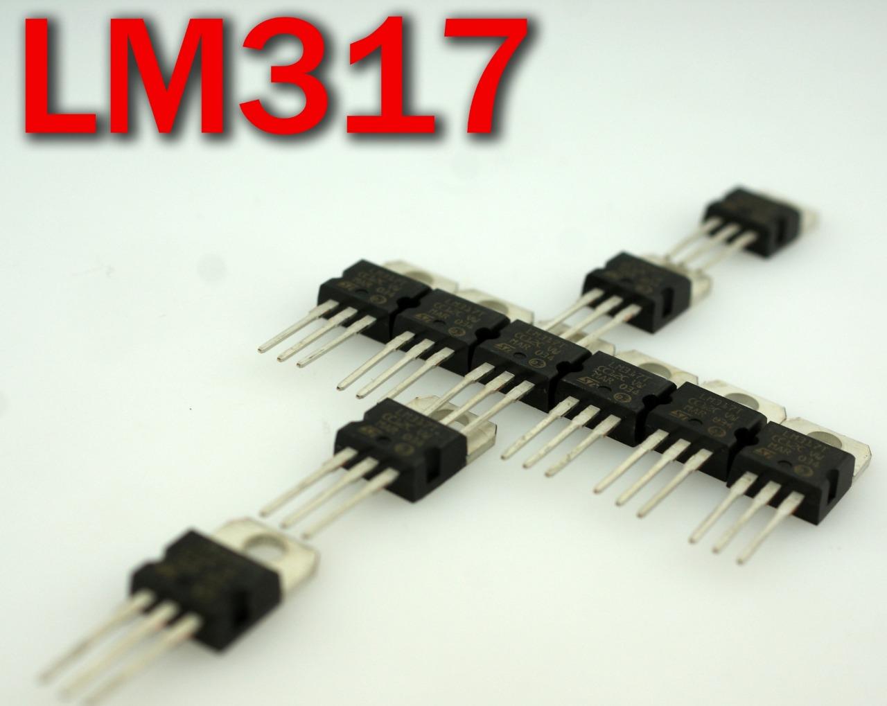 5 x LM317T LM317 Voltage Regulator IC 1.2V to 37V 1.5A LDO Power supply ...