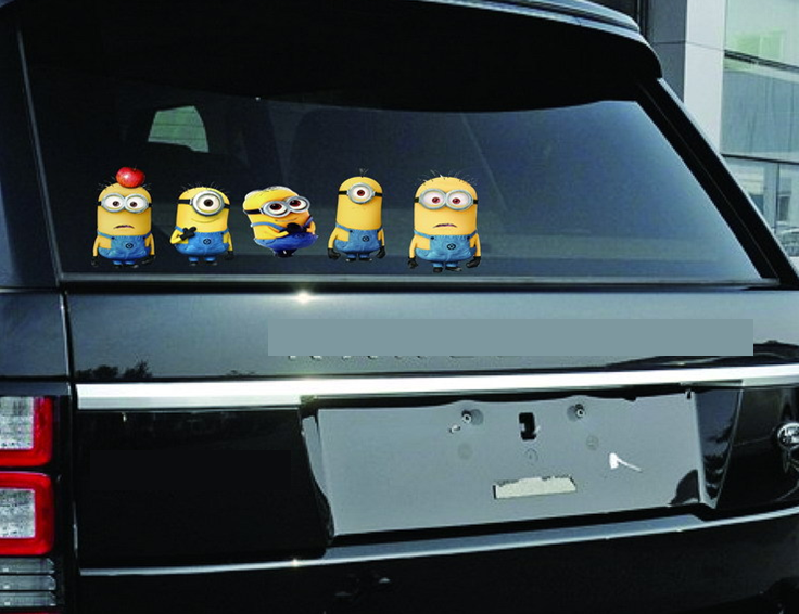 Despicable ME 2 Minion Car Sticker 5 Cute Guy Bumper Wall Art Window ...