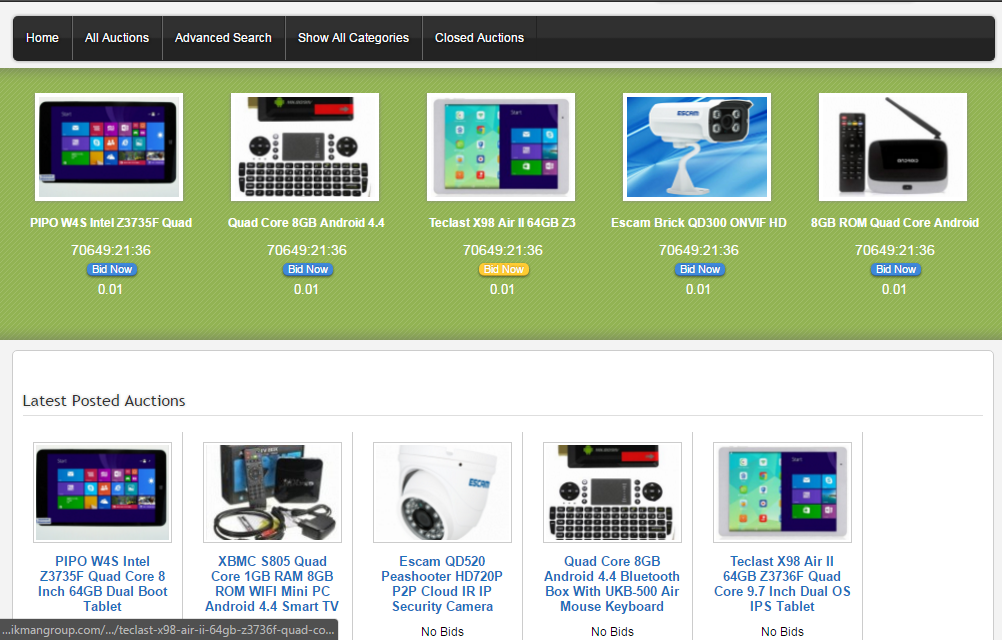 Best Professional Bidding Auction Website Free Installation+Free ...