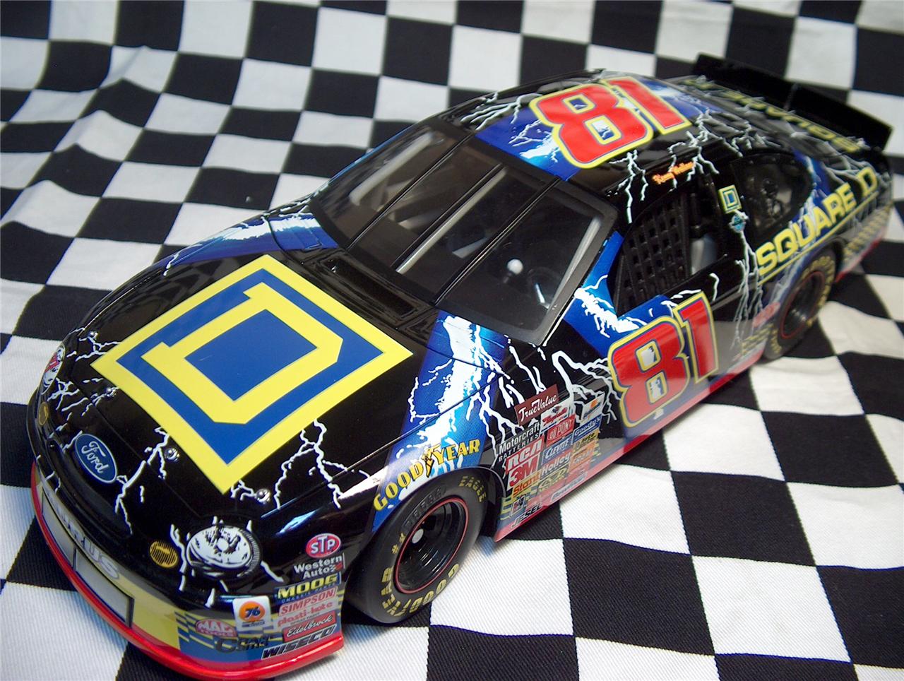1998 Kenny Wallace 81 Square D Lighting 1 18th Ford Taurus Nascar | eBay