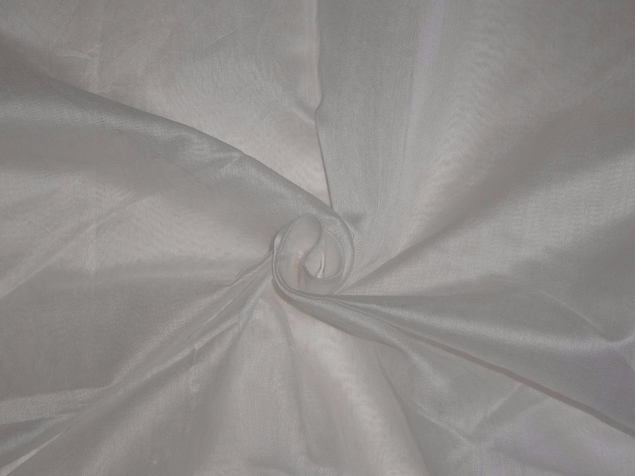 CHANDERI SILK PLAIN IVORY COLOR 44"