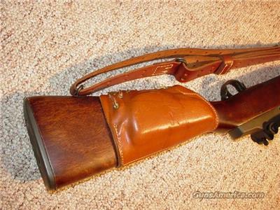 RH M1 Garand M1D Springfield 1903A4 Rifle Black Leather Cheek Rest ...