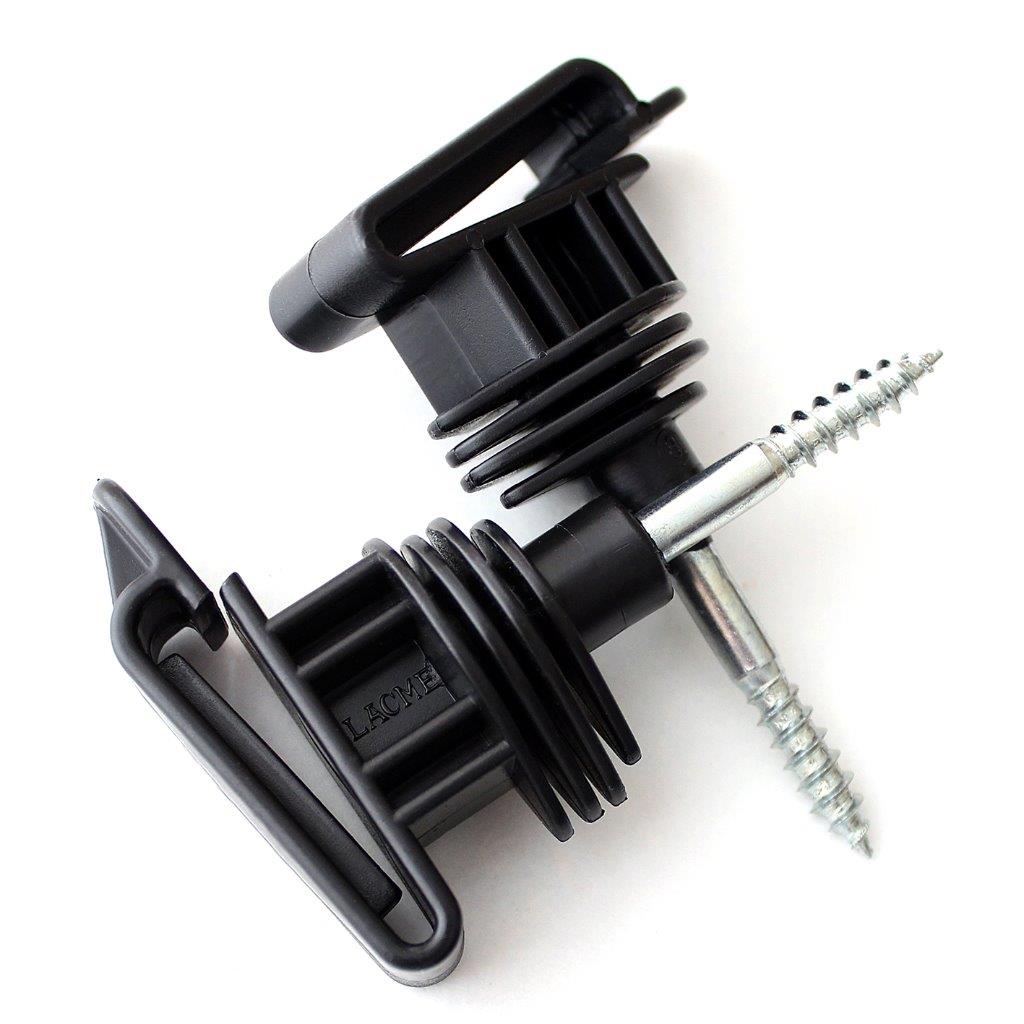 New Screw Poly Tape Insulators 20 - 40mm Electric Fence Energiser ...