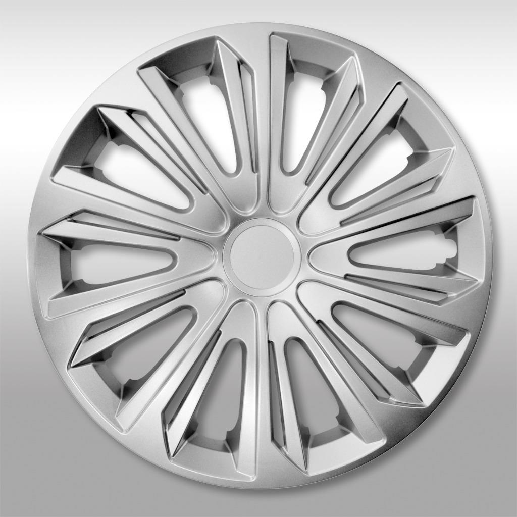 15" HUB CAPS 15 Inch Wheel Trims HQ ABS Plastic Universal Push-In Set ...