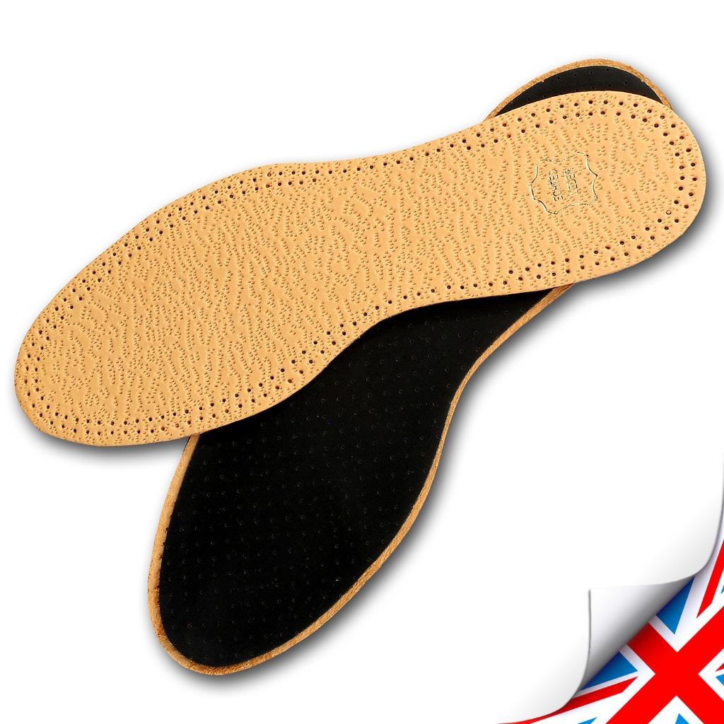 High Quality Shoe Inserts Ladies Men Leather Line, All Sizes or Cut To ...