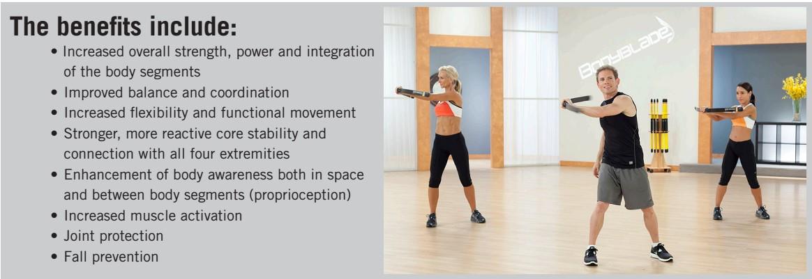Bodyblade Pro For Fitness Rehabilitation And Body Blade Resistance ...