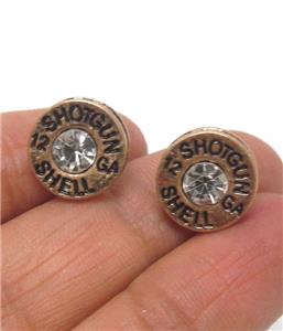 shotgun shell plug earrings