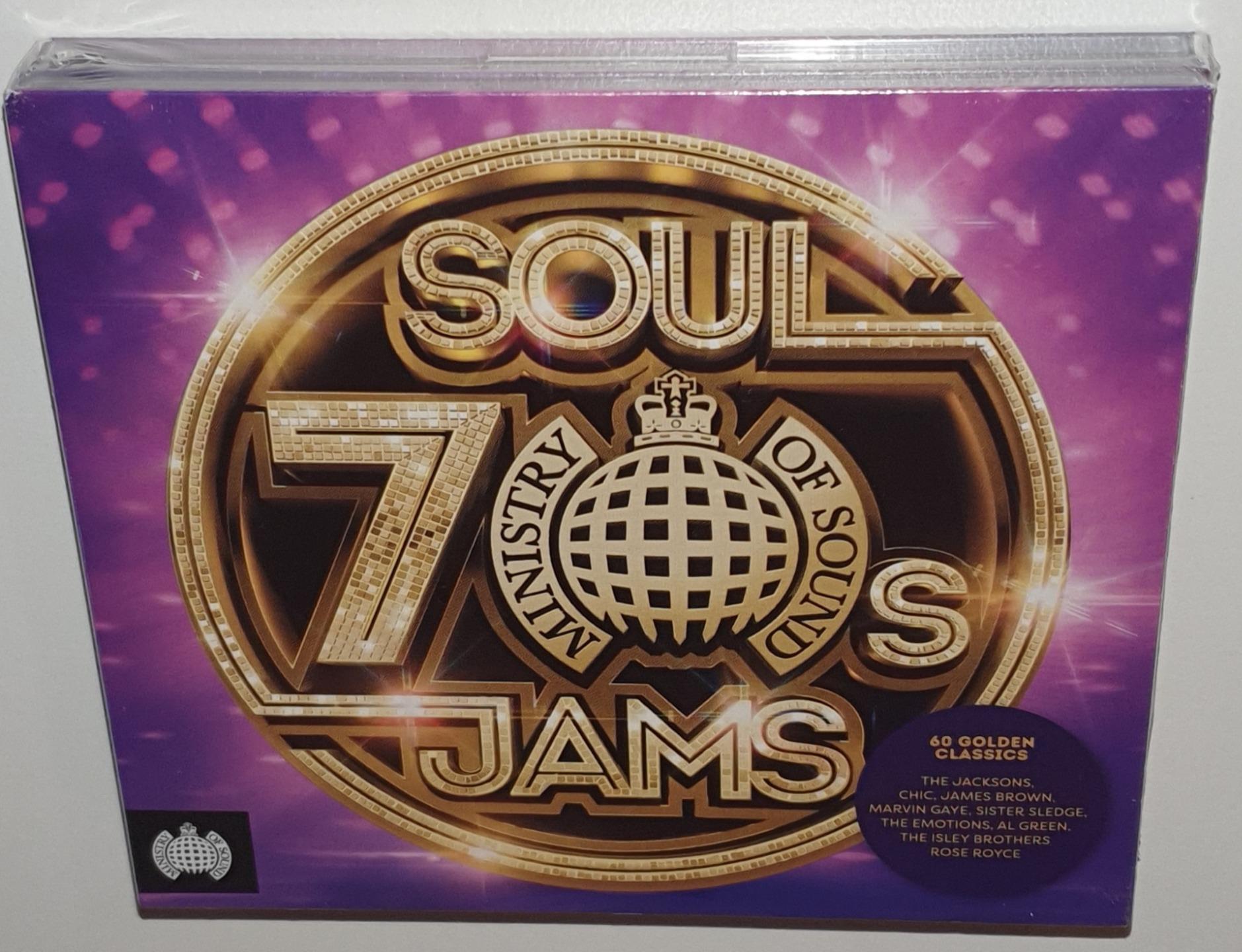 VA MINISTRY OF SOUND 70s SOUL JAMS BRAND NEW SEALED 3CD SET ((60 TRACKS ...