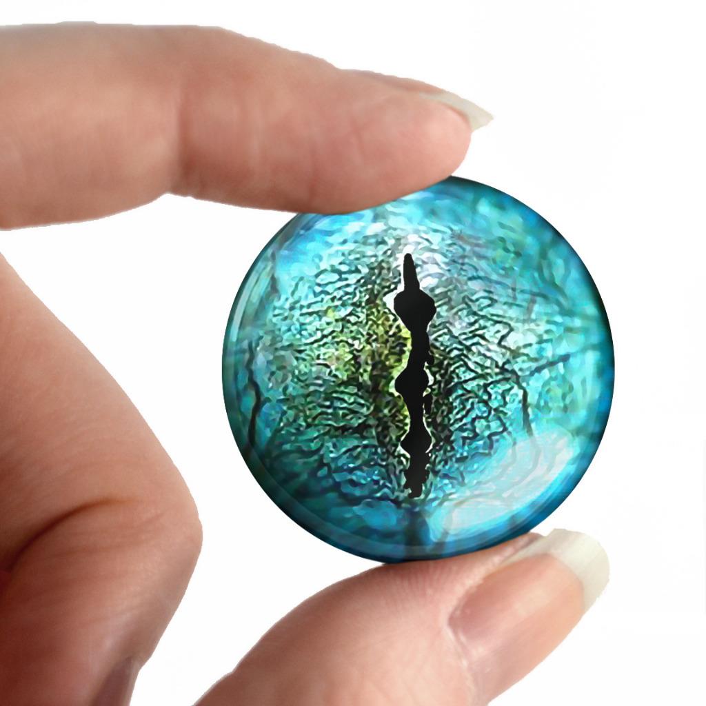 Reptile Glass Eyes Realistic Virtical Iris Animal Taxidermy Eyeball Set ...