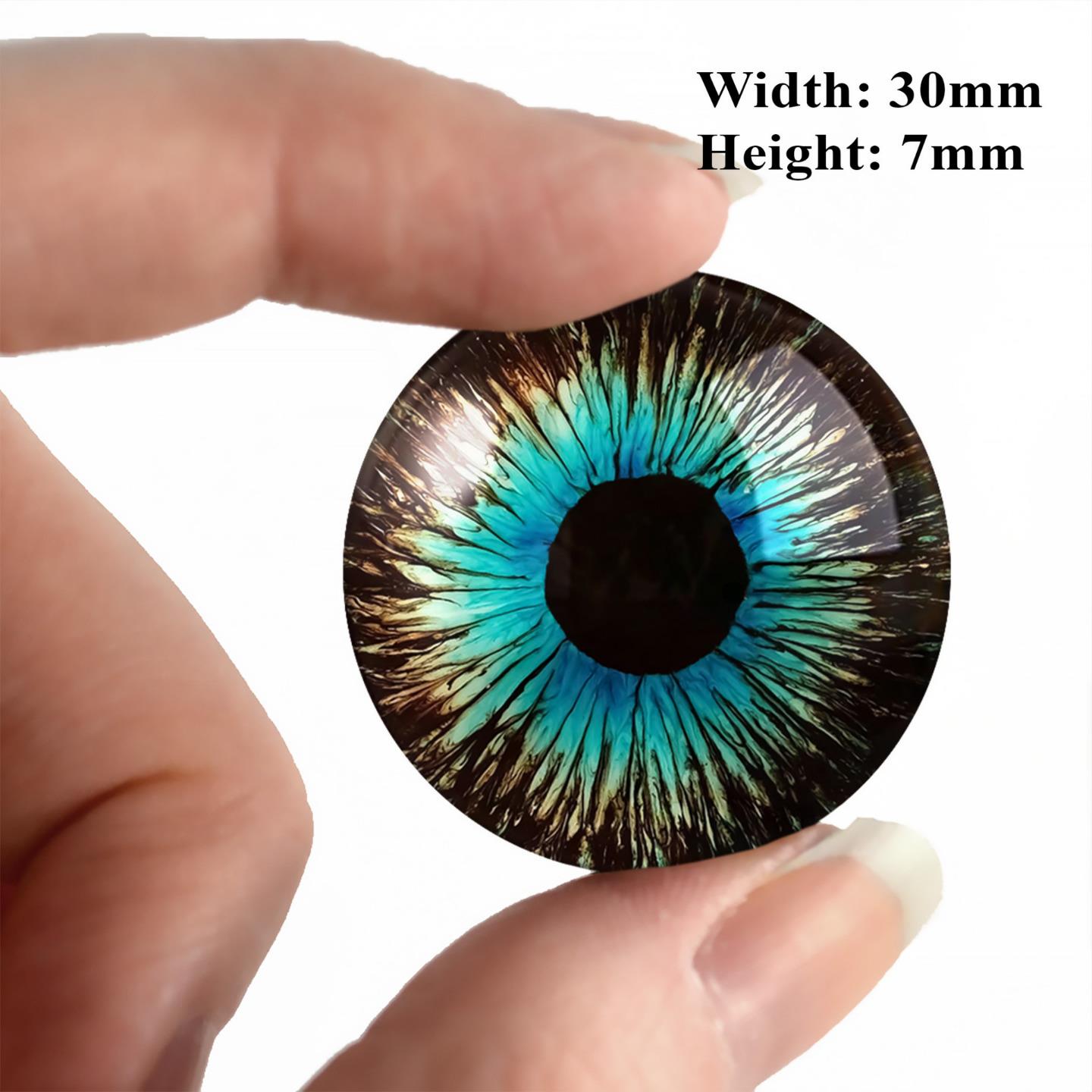 Bird Glass Eyes - Realistic Doll Animal Creature Taxidermy Eyeballs 2pc ...