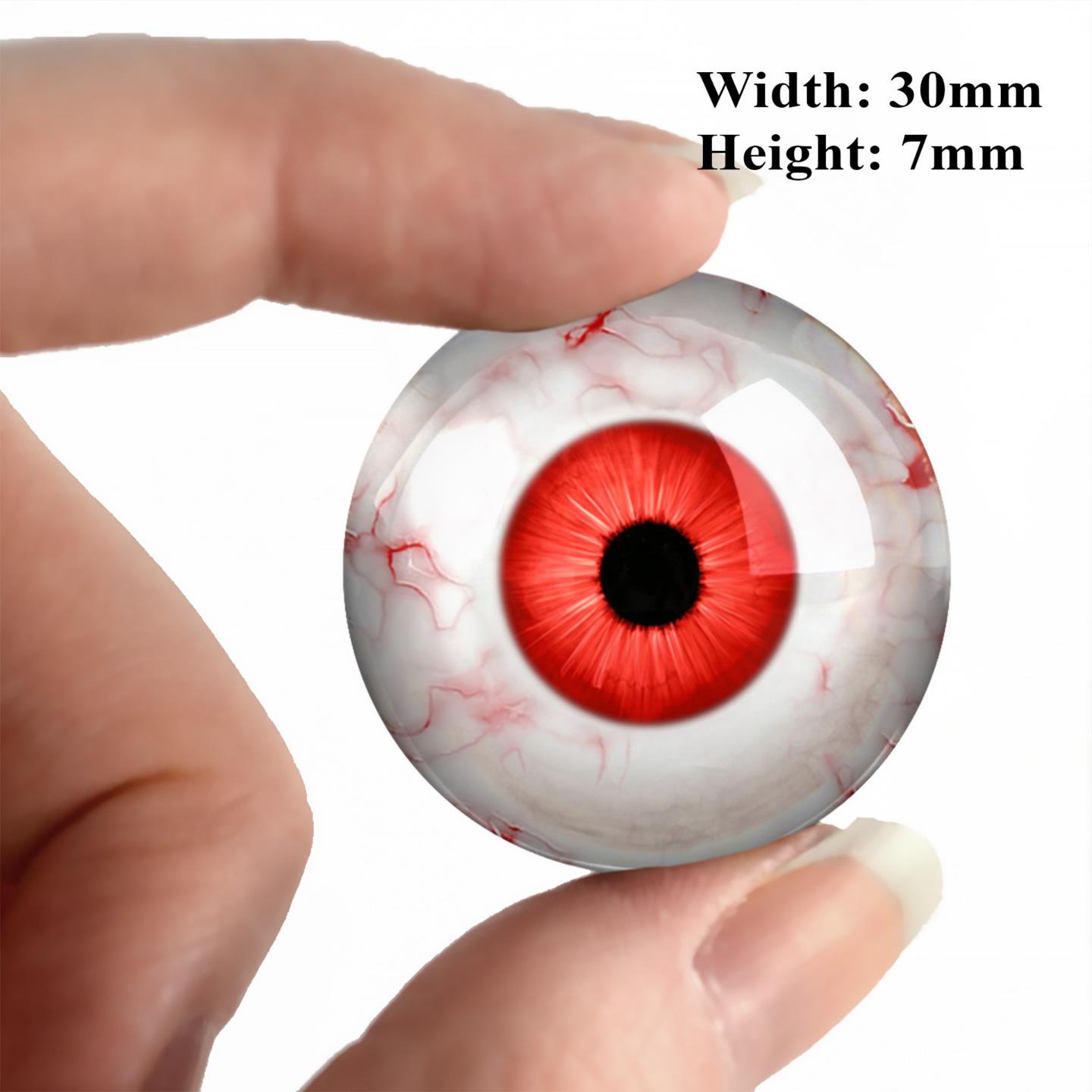 Bright Red Monster Eye - Realistic Monster Taxidermy Craft Eyeballs ...