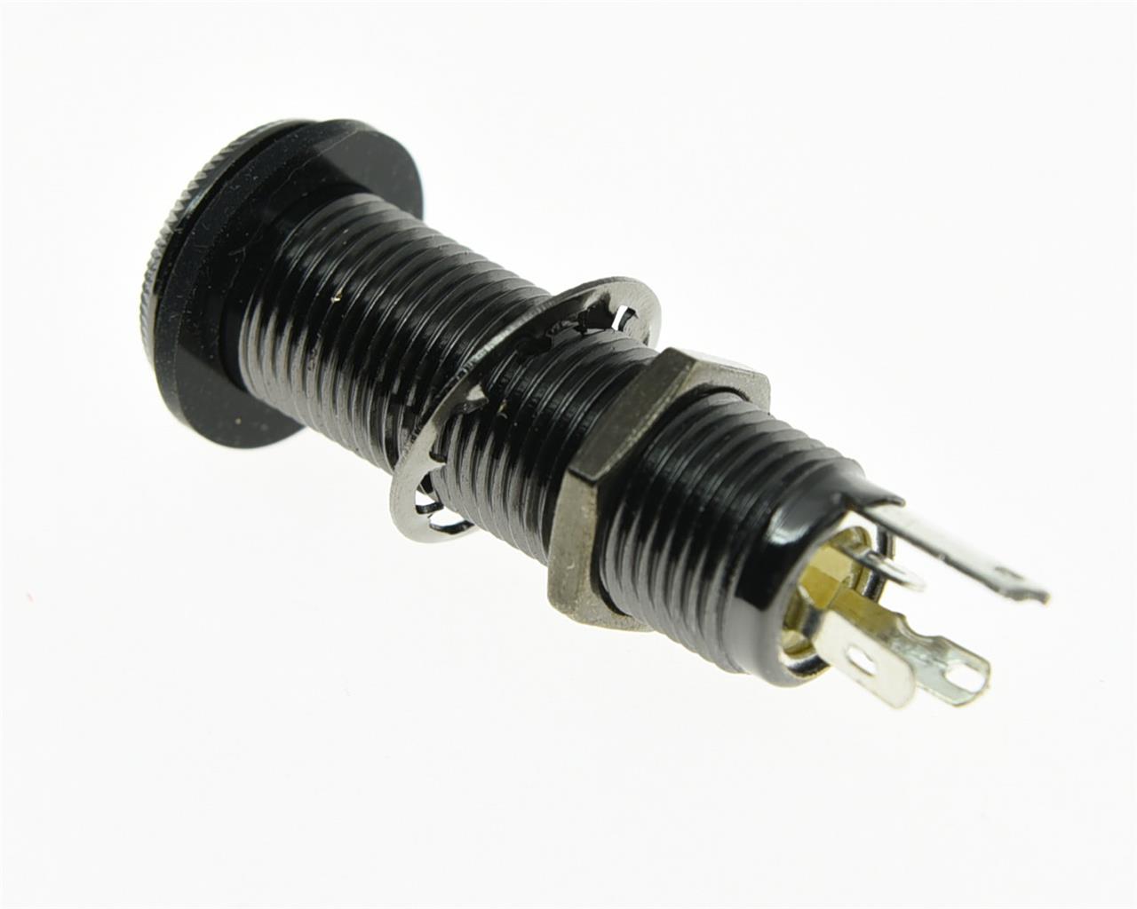 KAISH Stereo Copper Guitar Bass Barrel Jack Cylinder Input/Output Jacks ...