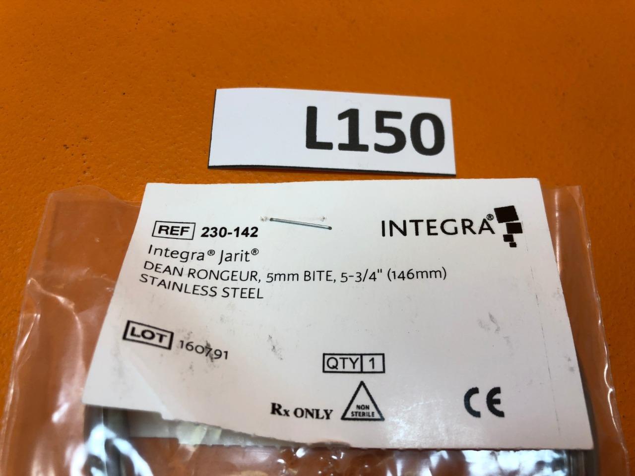 Integra Jarit 230-142 Dean Rongeur, 5mm Bite, 5-3/4" (146mm) - New In ...