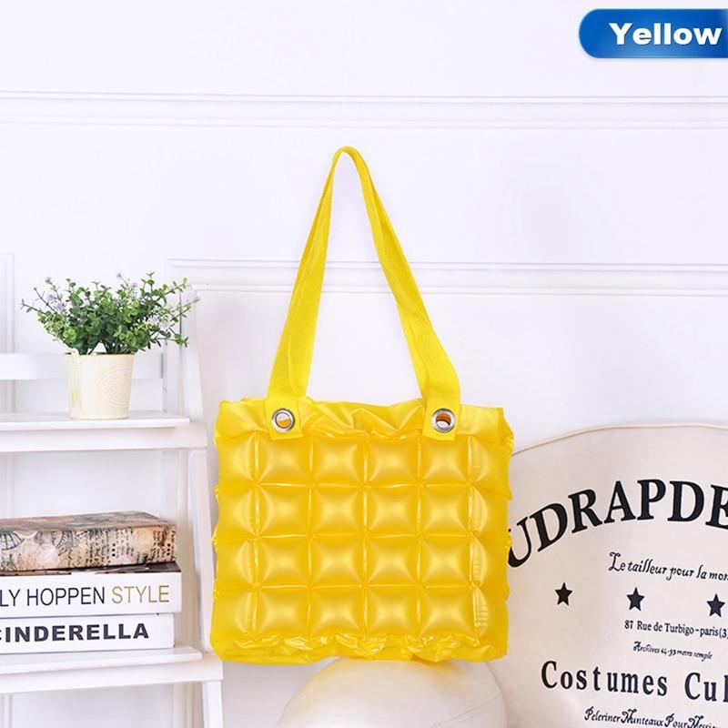 Inflatable Bubble Handbags Blow Up Waterproof Jelly Candy Colour Beach ...