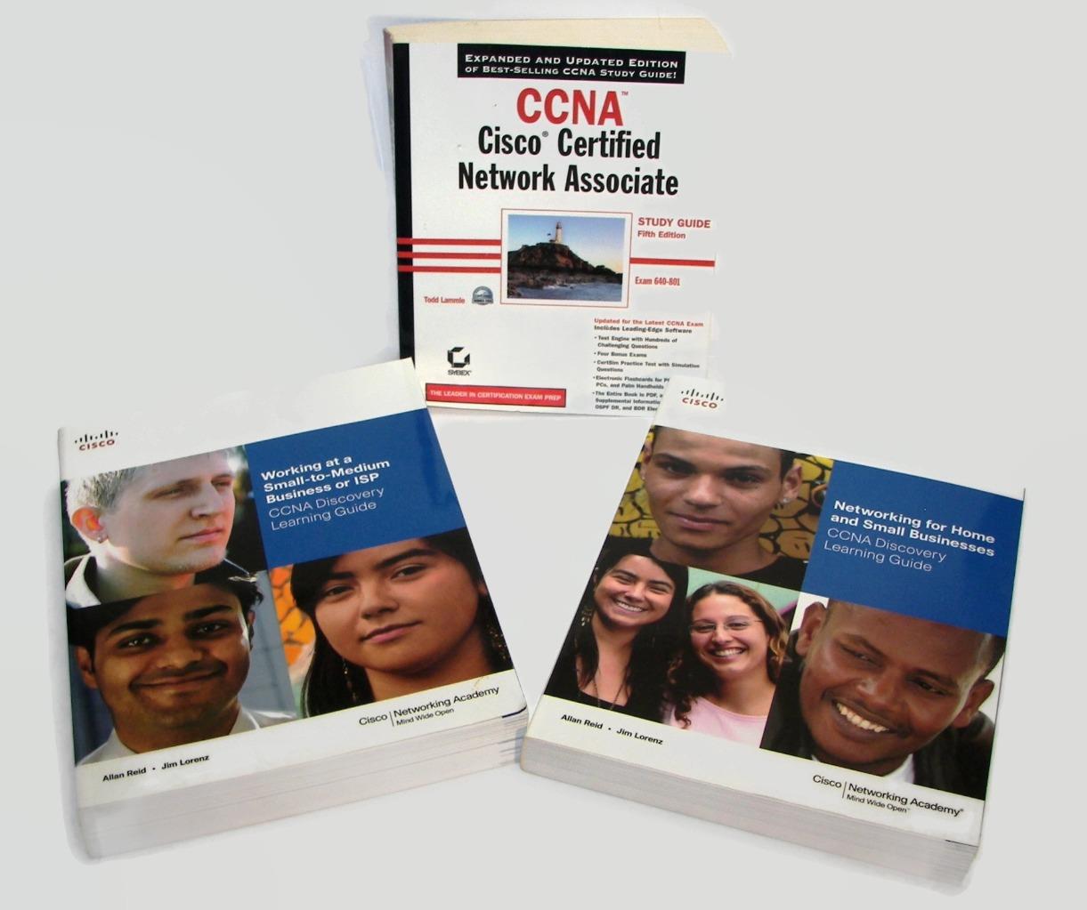 CCNA Cisco Certified Networking Acad. Study Learning Guides (3 ...