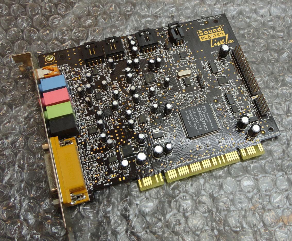 Creative Labs SB0100 Sound Blaster LIVE! PCI 5.1 sound Audio Card with ...