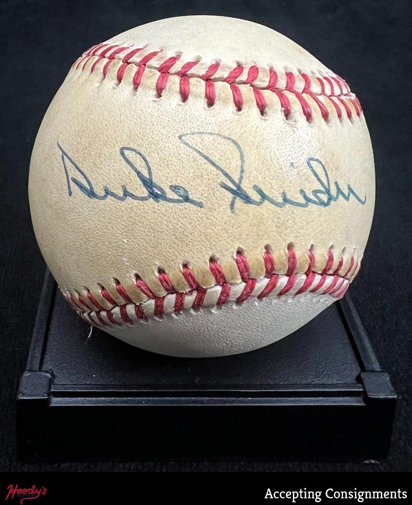 Duke Snider Autograph Signed Rawlings Official NL MLB Baseball AUTO w ...
