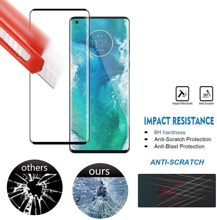 3d Curved Full Coverage Tempered Glass Motorola Edge Edge Plus Screen
