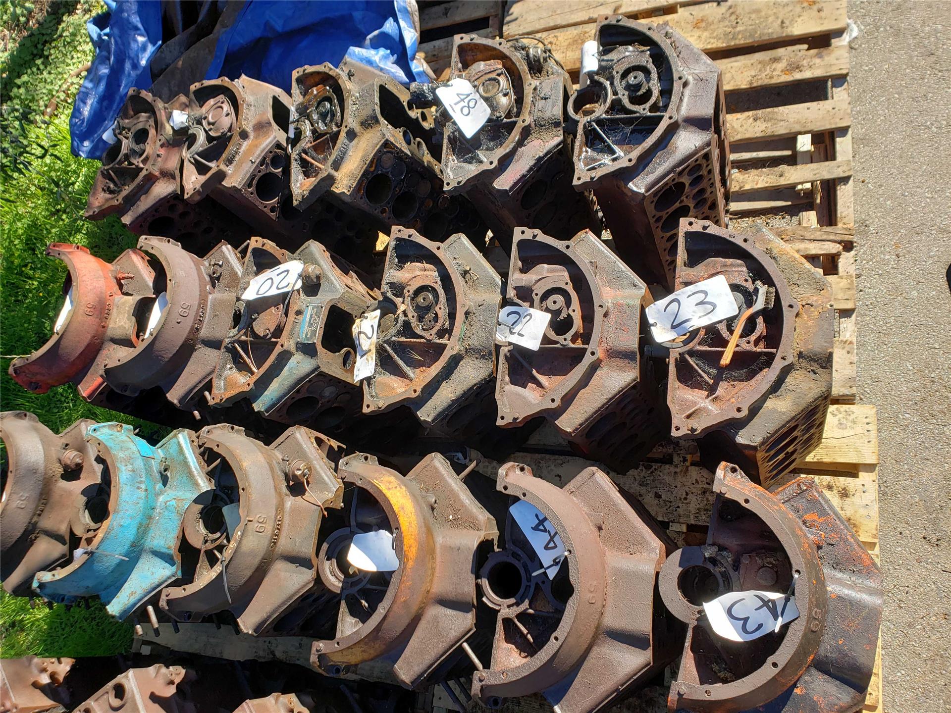 Hot Rods - Saved from the scrap yard - Big lot of vintage blocks Chevy ...
