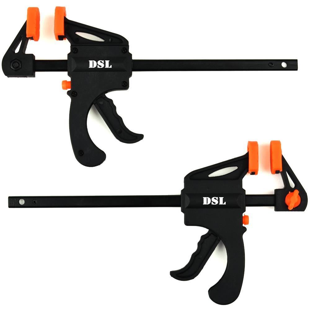 4 x 103mm Jaws Ratchet Trigger/G/Speed Clamps Woodworking Carpentry DIY ...