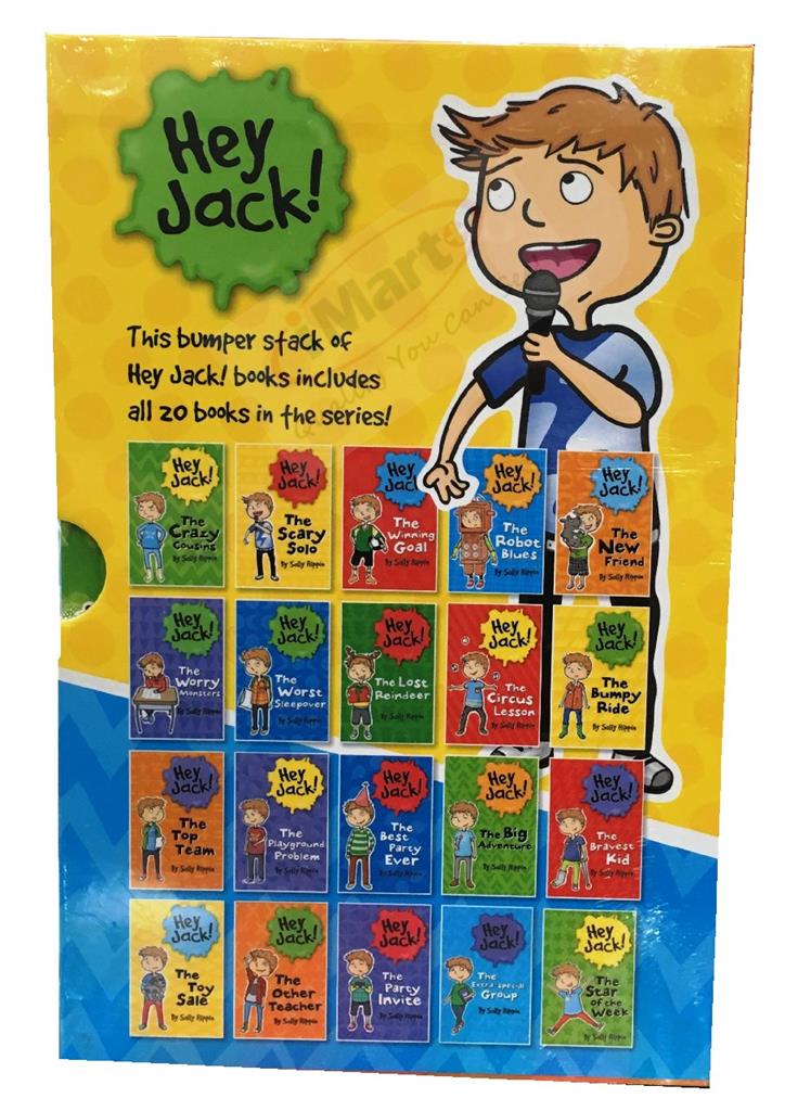 Hey Jack The Complete Jack Stack 20 Books Box Set by Sally Rippin Brand ...