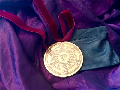 KEY OF SOLOMON LAMEN SET SOLID BRASS Occult Magick Magic Goetia ...