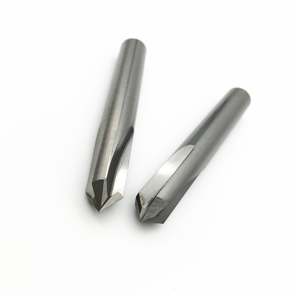 AlTiN Coated Titan TC87999 Solid Carbide Chamfer Mill 2 Flute 1/2 Shank ...