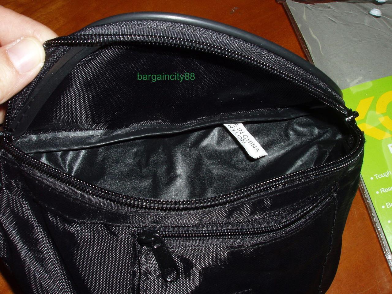 Korjo Black Travel Foldaway Rucksack Backpack Back Pack+Bum Waist Bag 2 ...