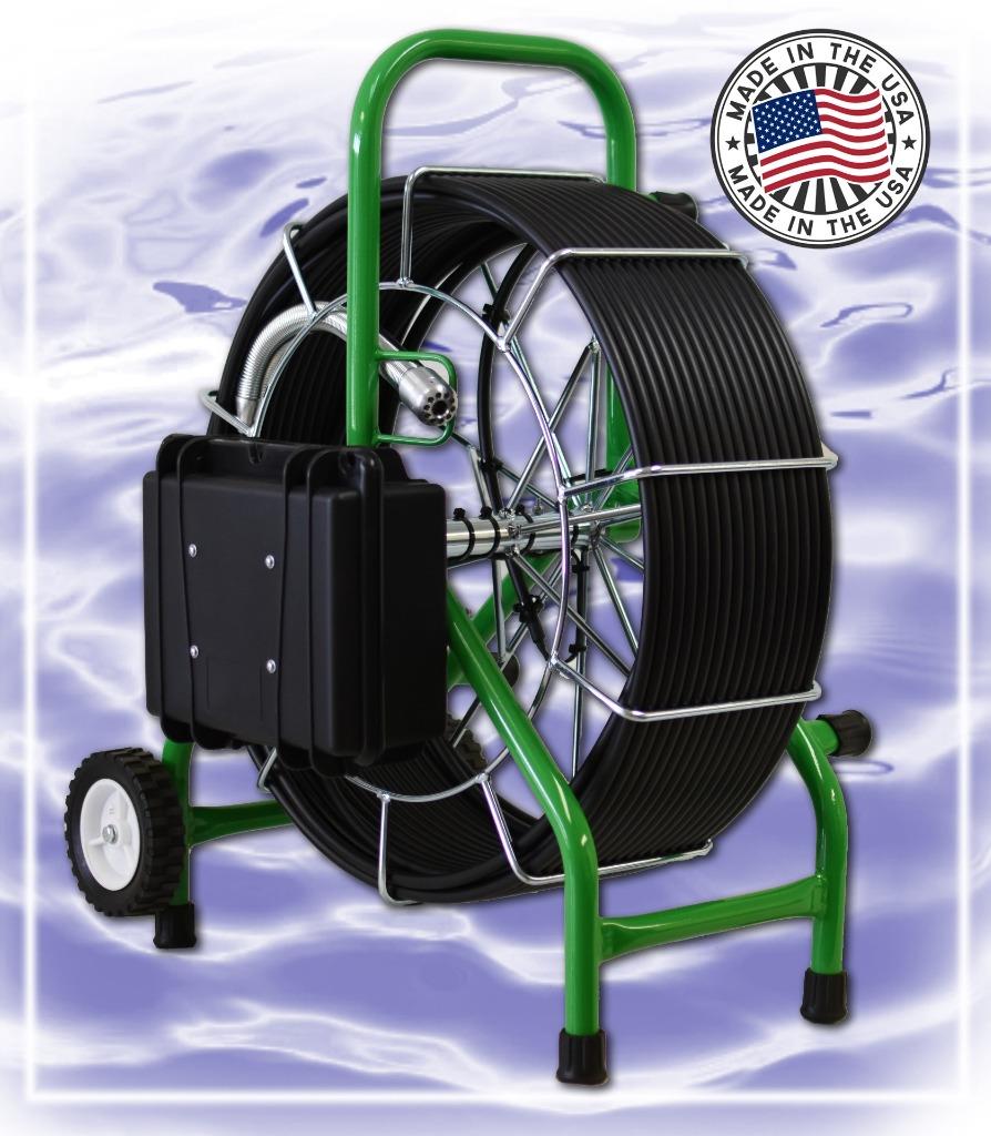 250' SECON-2400SM SEWER INSPECTION USA MADE CAMERA SNAKE 512hz SONDE ...