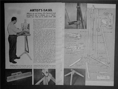 studio easel plans