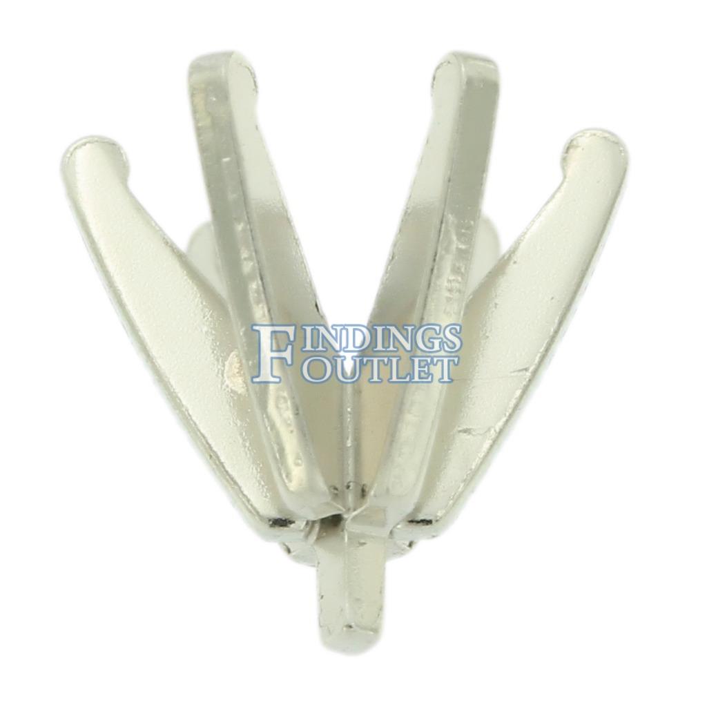 Platinum Round 6 Prong Peg Head Setting Standard Style For Center Stone ...
