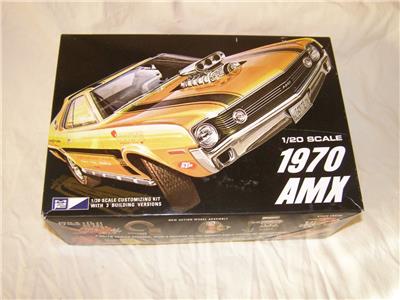 MPC 1970 AMC AMX 1/20 Model Car Kit 3 building Versions Brand New ...