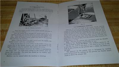 Singer 107W1, 107W3 & 107W5 Operating Instructions | eBay