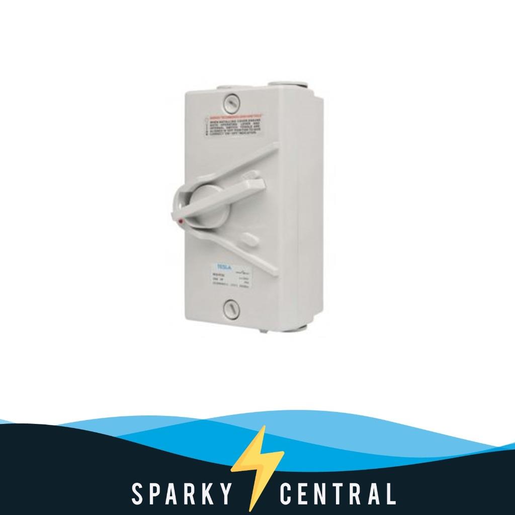 Weatherproof 35A Isolator Switch IP66 Three Phase Isolating AMP 3 Pole ...