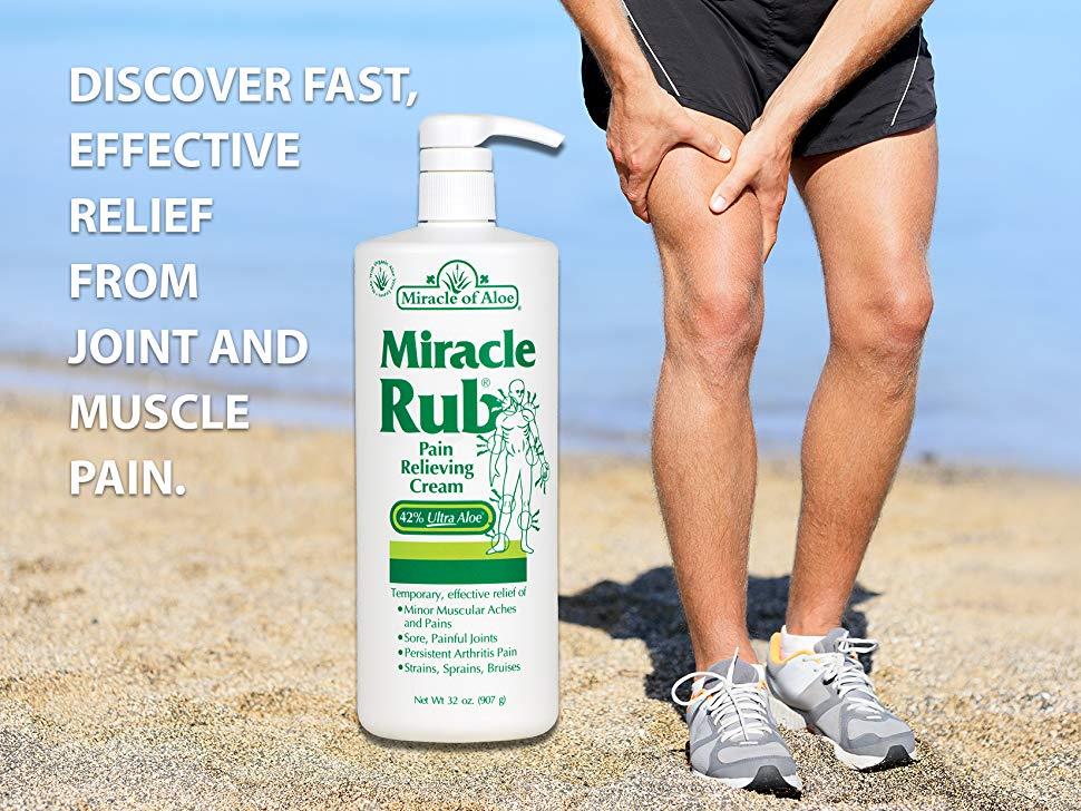Miracle Rub Pain Relieving Cream 32 ounce bottle with pump with 42% ...