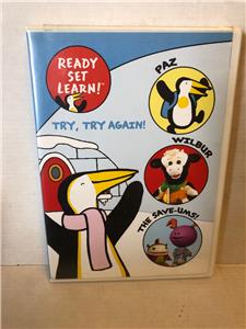 Ready, Set, Learn - Vol. 1 (DVD, 2008) "Paz, Wilbur, The Save-Ums ...