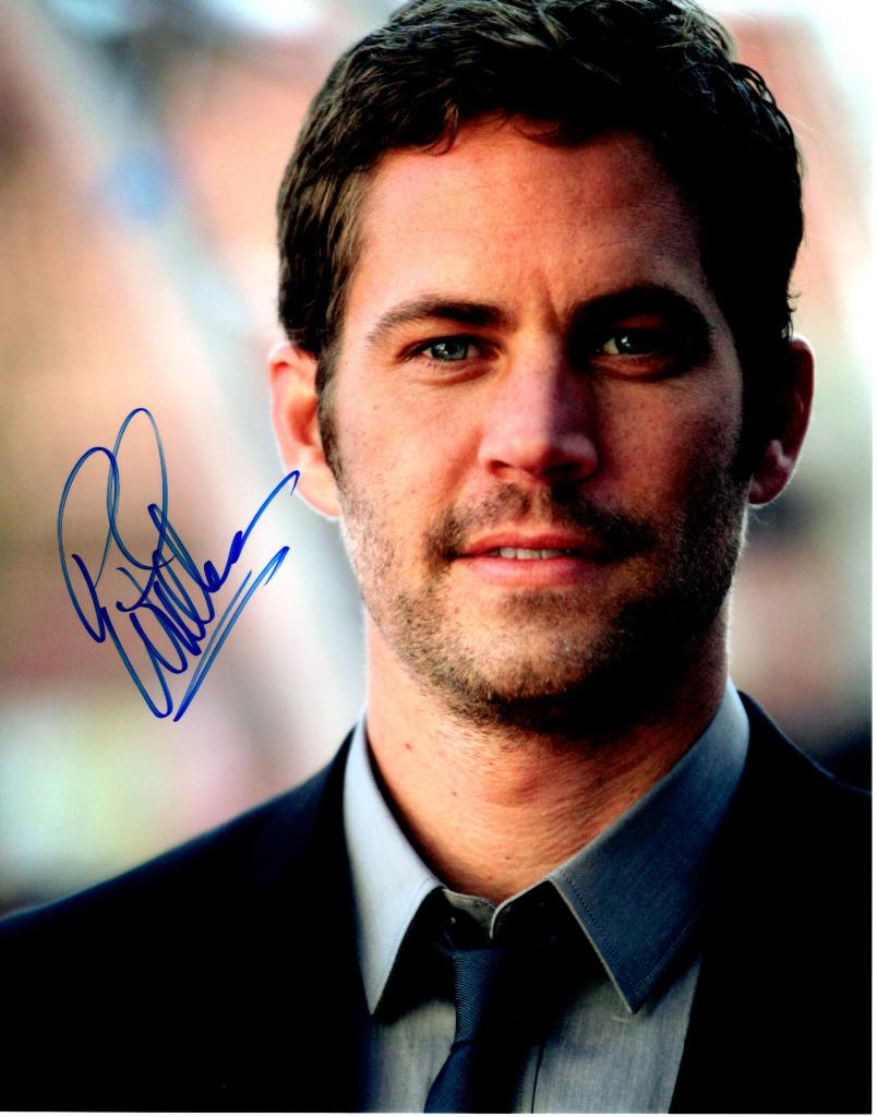 Paul Walker signed 11x14 Photo autograph Picture autographed and COA | eBay