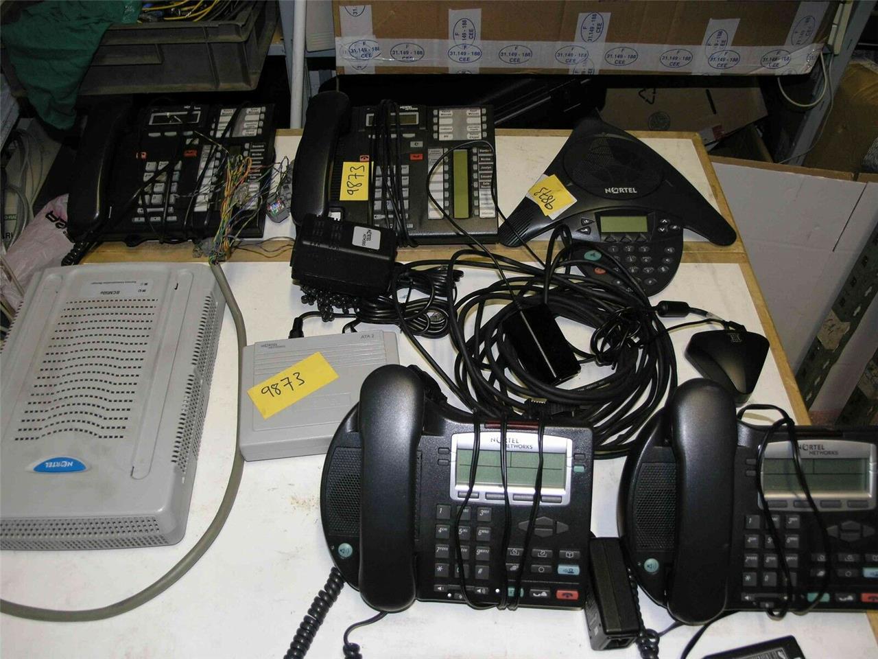 STANDARD PABX NORTEL BCM50E VOIP + 4 phones + audioconference ..... | eBay