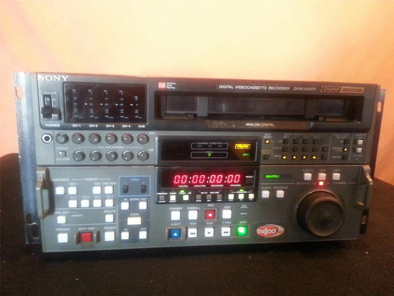 Sony DVW a 500 P Digital Betacam Studio Video Cassette Digi Beta VTR SD ...