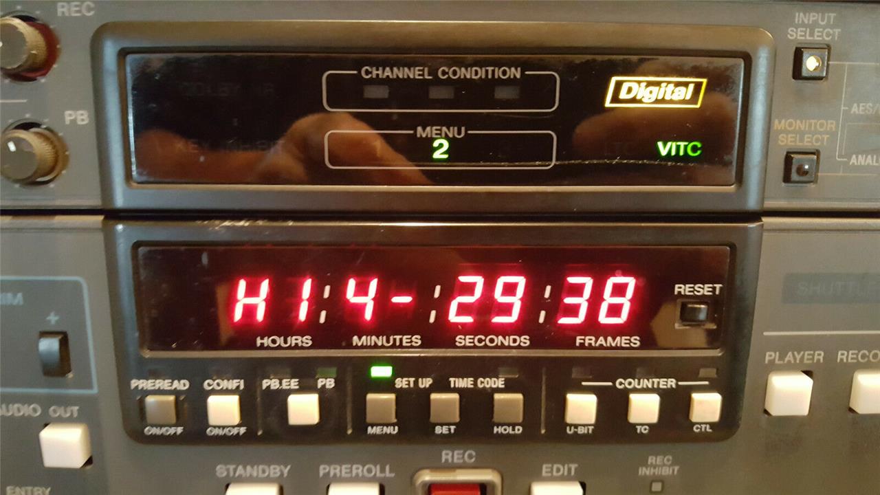 Sony DVW a 500 P Digital Betacam Studio Video Cassette Digi Beta VTR SD ...