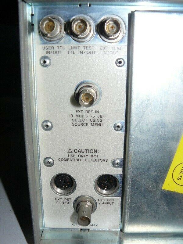 HP AGILENT 8711A 300kHz 1300MHz With Option 1C21E1 | eBay